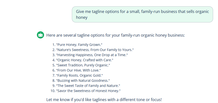 Create a Business Tagline with an AI Tagline Generator