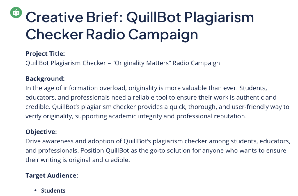 Creative Brief | Definition, Advice & Examples