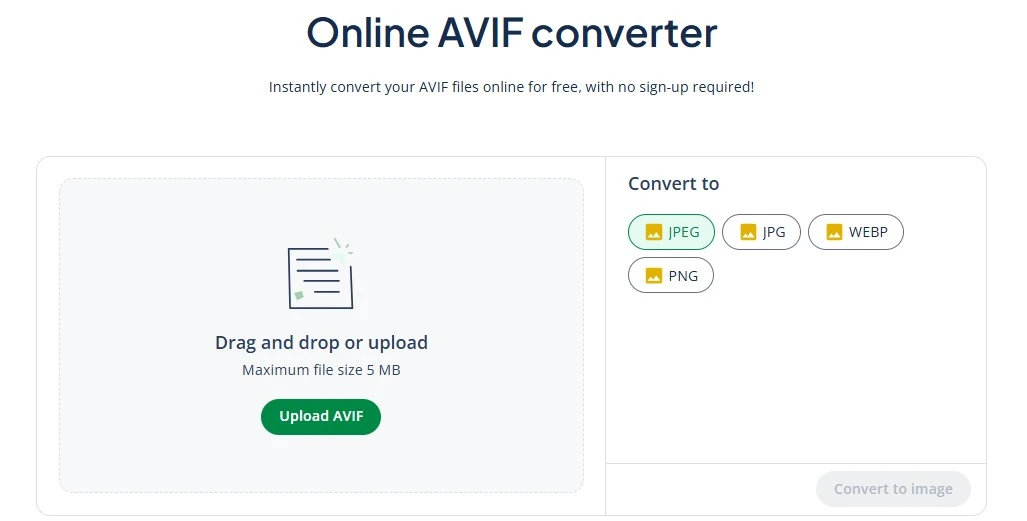 How to Use an AVIF Converter