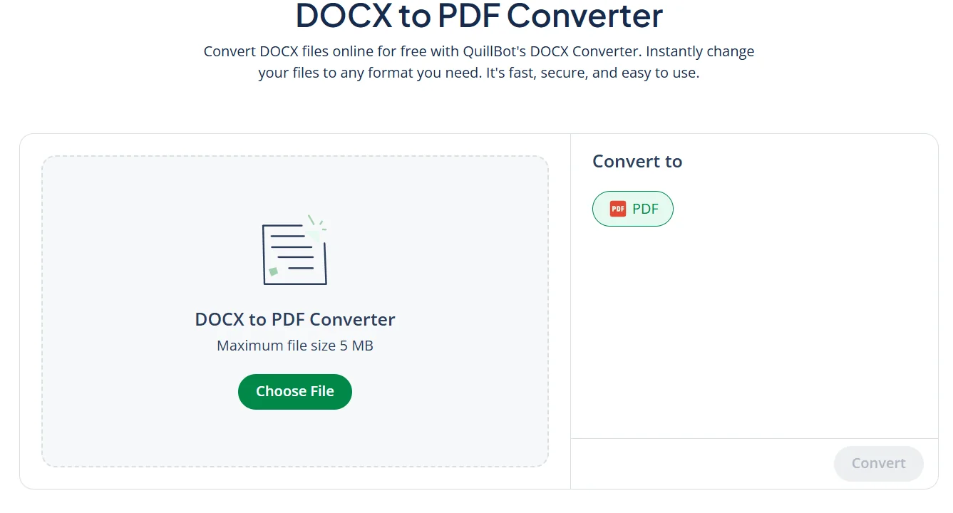 How to Convert DOCX to PDF
