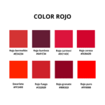 Color rojo | Significado, tipos y combinaciones