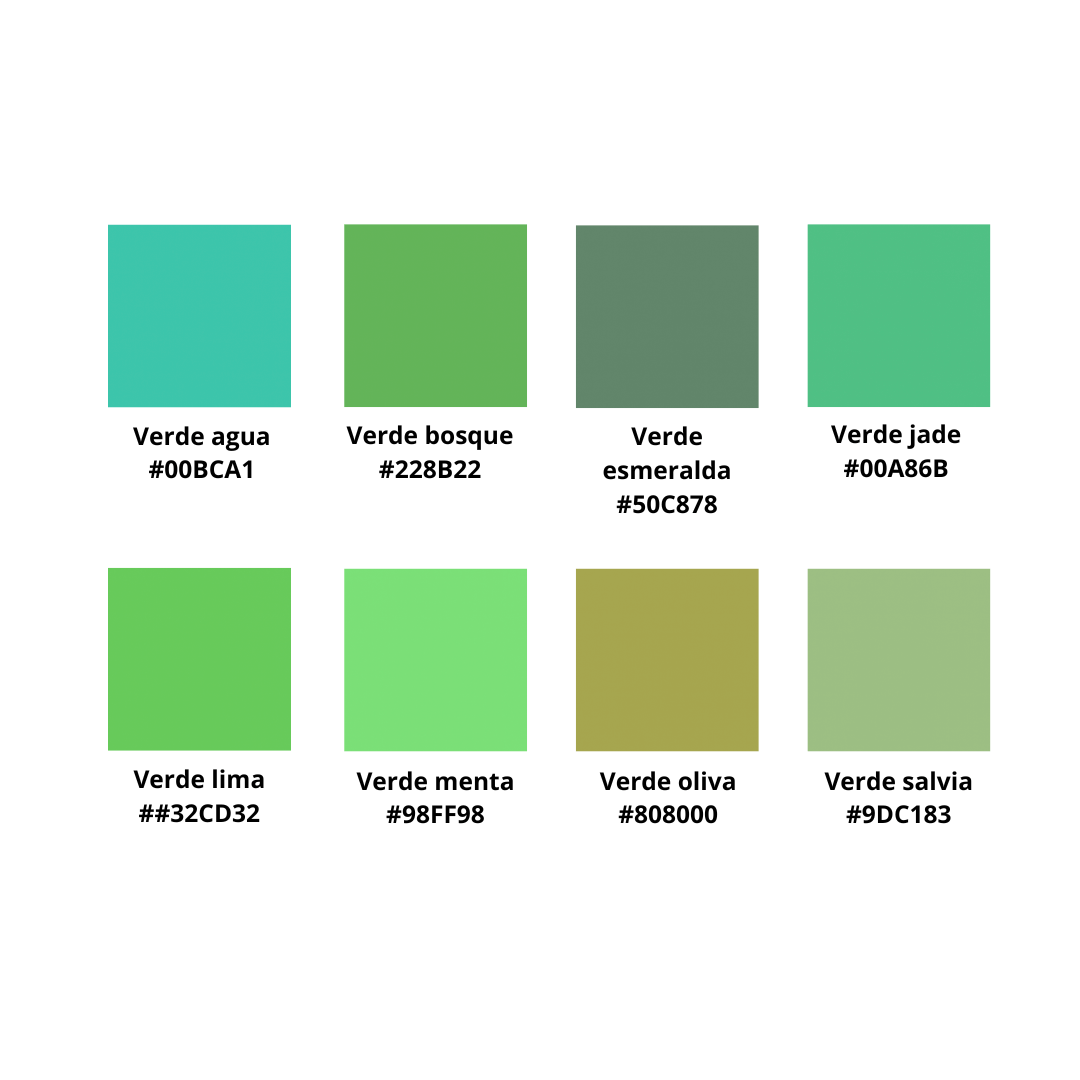 Color verde | Significado y tipos